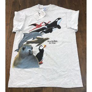 Sea World | Shirts | Vtg Sea World San Diego Tshirt Mens Size L Nwt ...